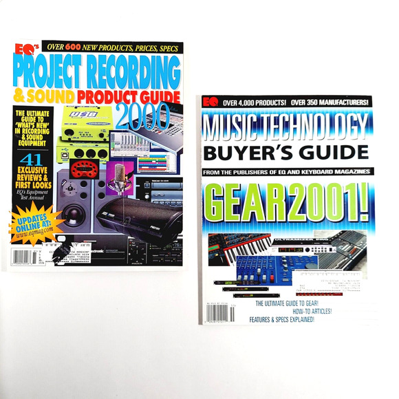 Magazine | Other | 2 Vintage Eq Magazines Product Buyers Guide Music ...